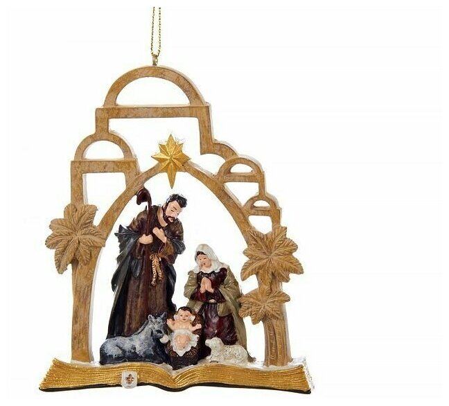 Ёлочная игрушка полистоун, 11 см, Kurts Adler
