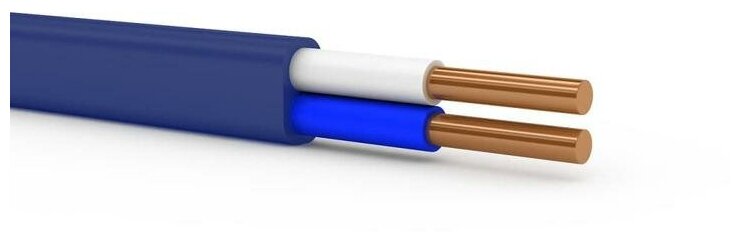 Кабель силовой Русский Свет ВВГ-Пнг(А)-LS, 2х1.5 мм2, ОК (N), 0.66кВ, 100 м