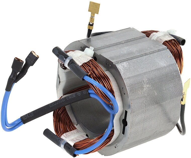 Статор подходит для пилы торцовочной комбинированной "2 в 1" ЗУБР ЗПТК-210-1500