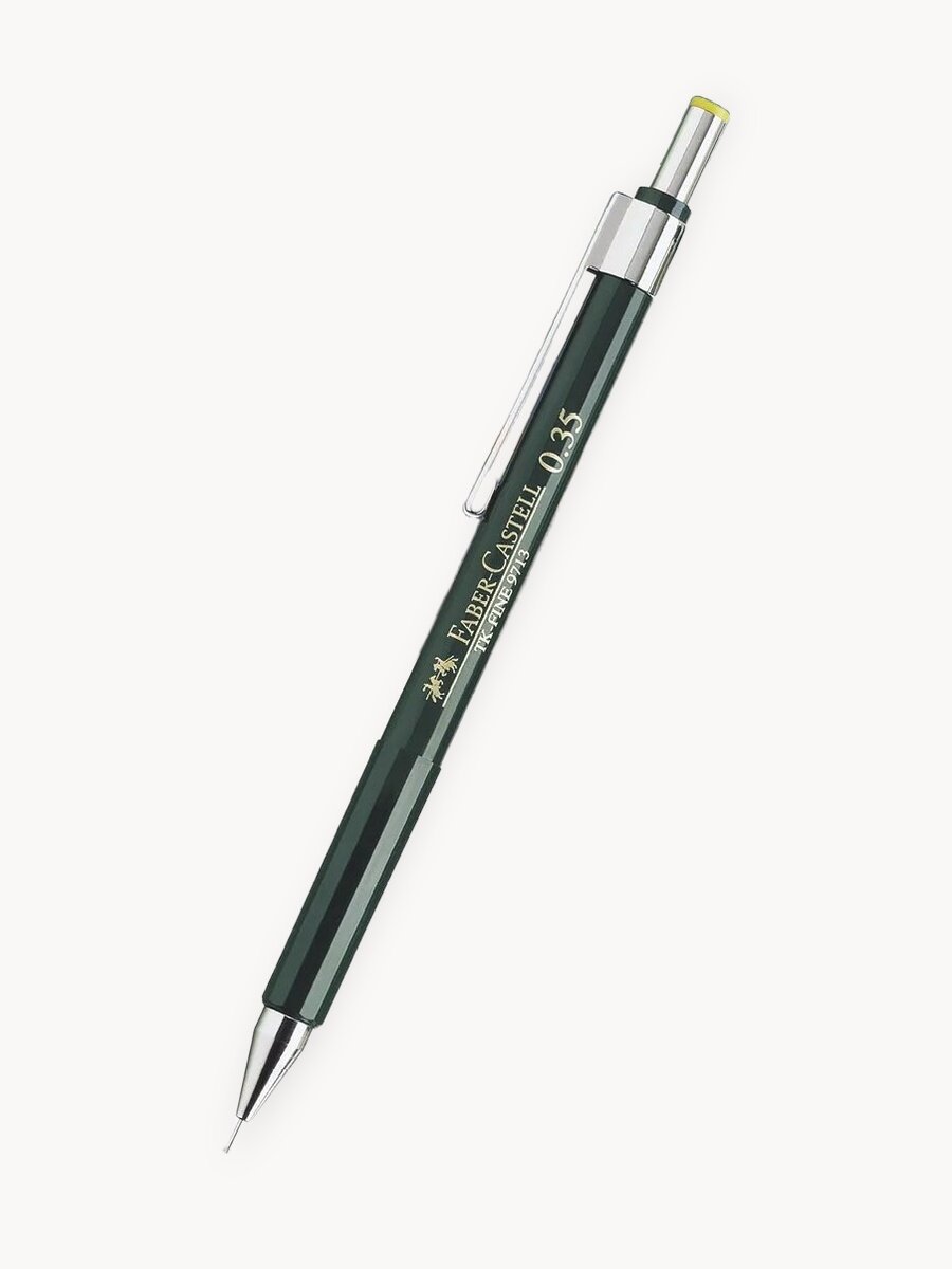 Карандаш простой для школы HB механический / Карандаши простые для рисования и офиса Faber-Castell "TK-Fine 9713", 10 шт