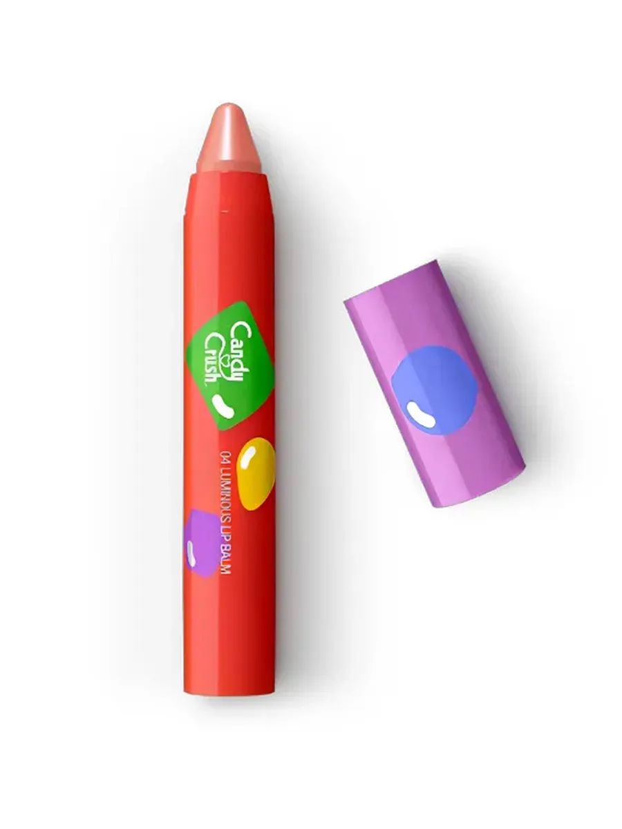 Бальзам Candy Crush Luminous Lip Balm 04 Toffee Twirl яркий и сияющий для губ, 2,8 г
