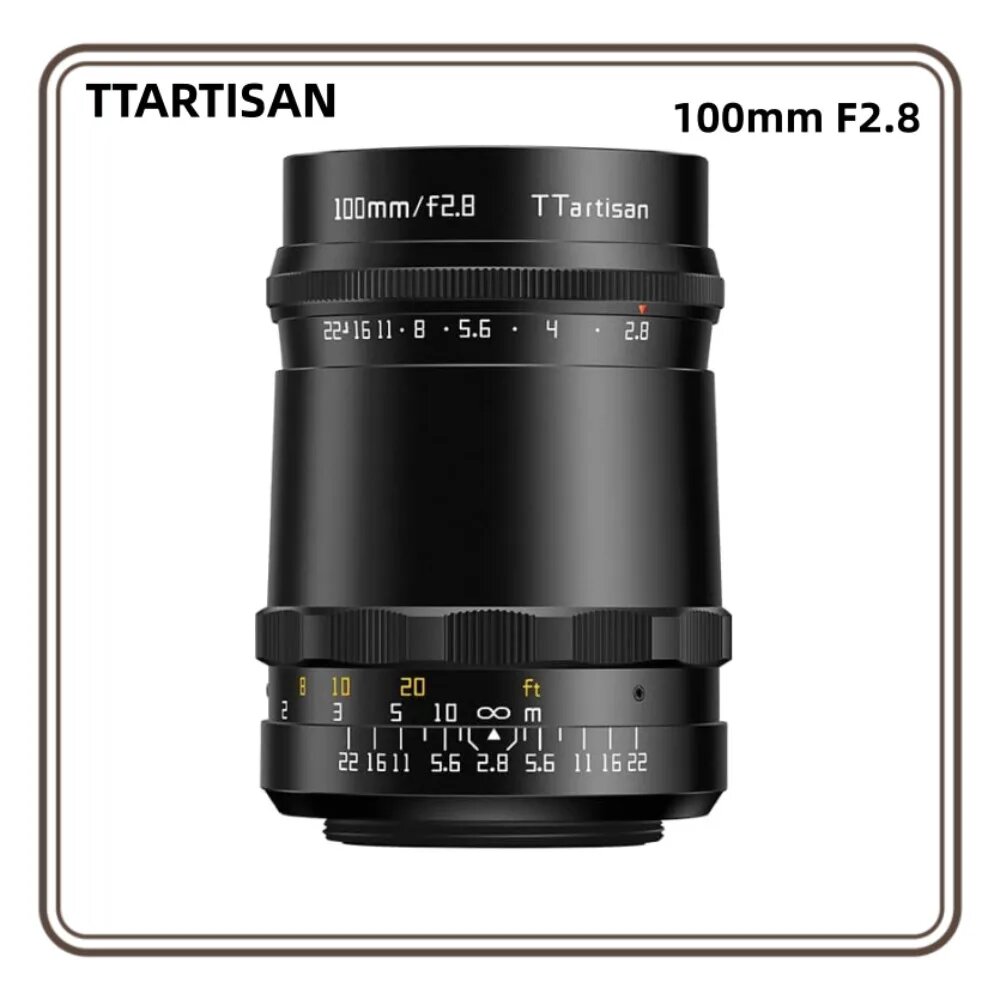 Pergear 100 мм F2.8 ручной фокус объектив для полнокадровых камер