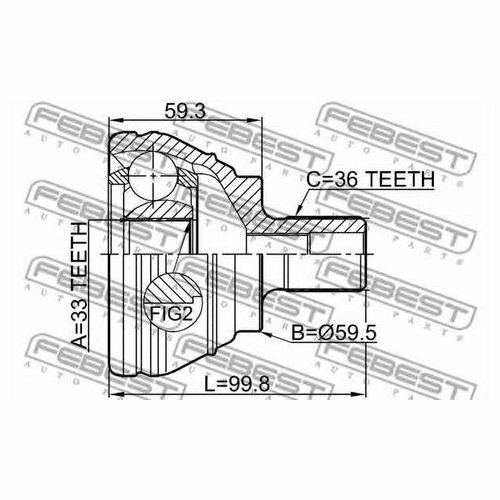 ШРУС Febest 2310EOS