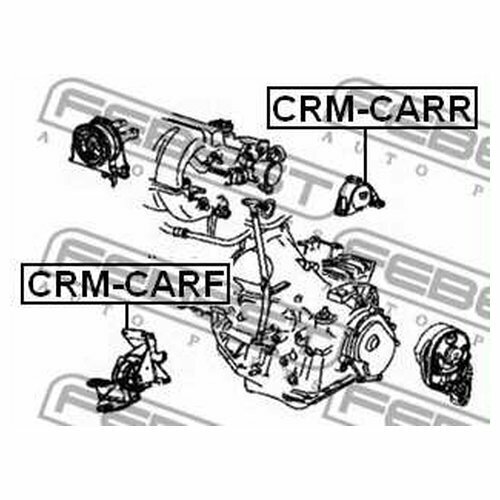 Опора двигателя Febest crmcarr для Chrysler GRAND CARAVAN, RAM VAN VAN RG, Voyager IV; Dodge Caravan