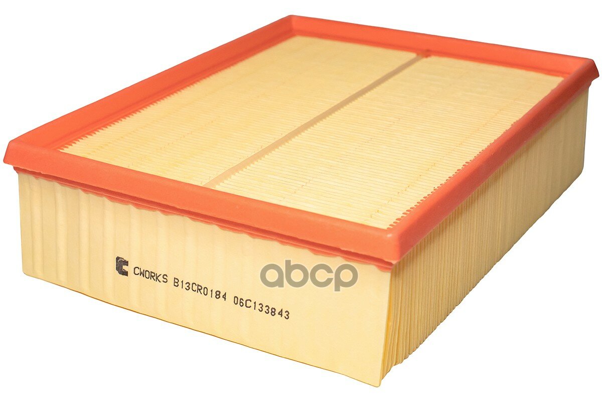 Фильтр воздушный AUDI: A4 B6 (8E2) A4 B7 (8EC) SEAT: EXEO (3R2) EXEO ST (3R5) CWORKS арт. b13cr0184