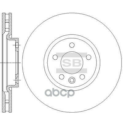 Тормозной диск Sangsin brake SD5704 для тормозной системы оригинальная посадка