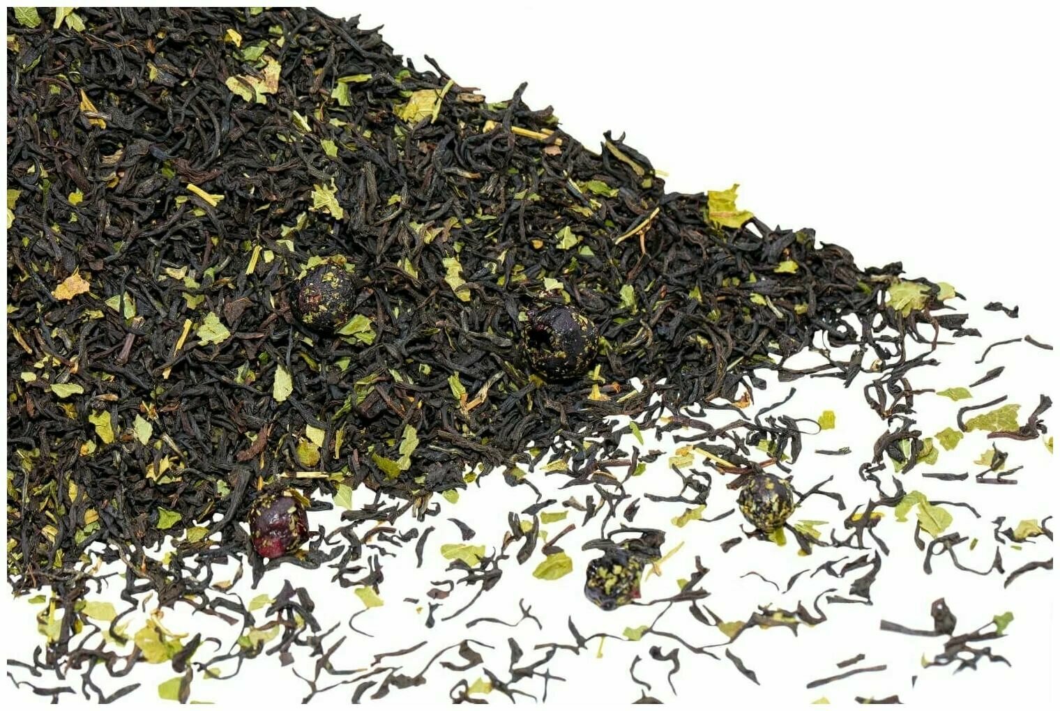 Черный чай "Свежая смородина" 500 г, WEISERHOUSE - цейлонский чай с листьями и ягодами черной смородины