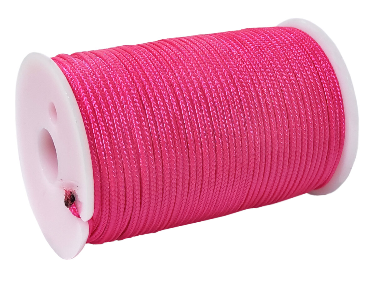 SOLARIS S6302pink Шнур полиамидный на катушке 1,8 мм х 40 м, Розовый