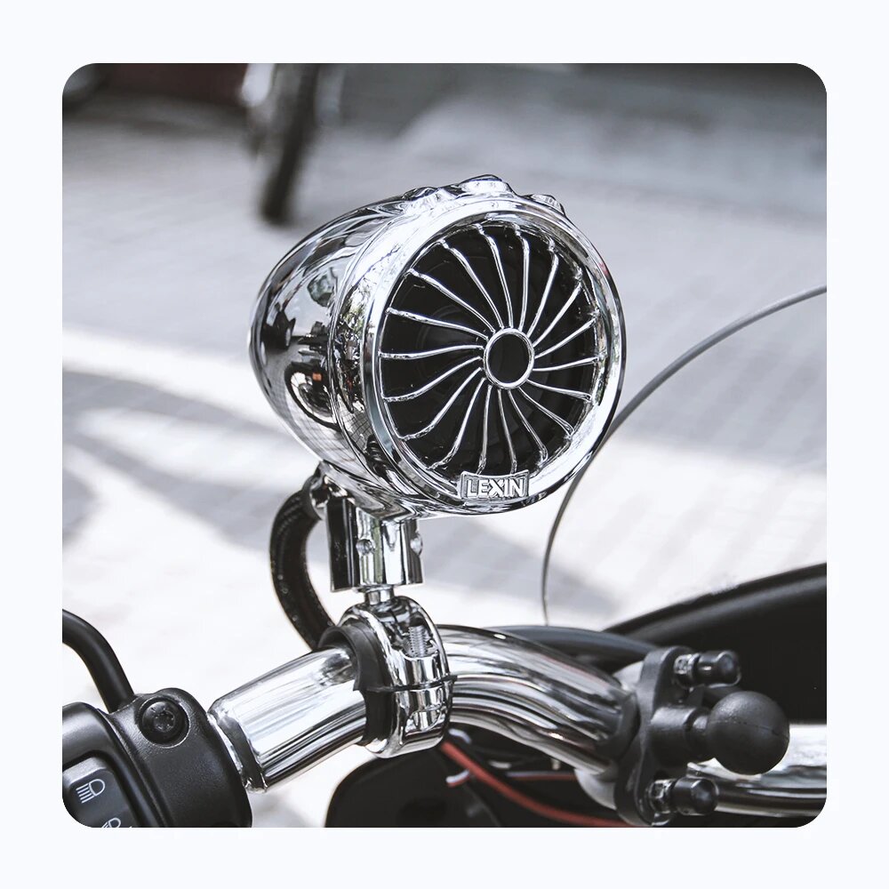 Lexin LX-Q3 отличный музыкальный аудиоплеер с FM-радио тюнер Bluetooth колонки для мотоцикла водонепроницаемый портативный стерео