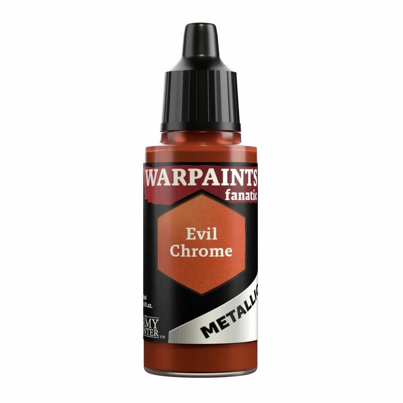 Акриловая краска Army Painter Warpaints Fanatic Metallic: Evil Chrome