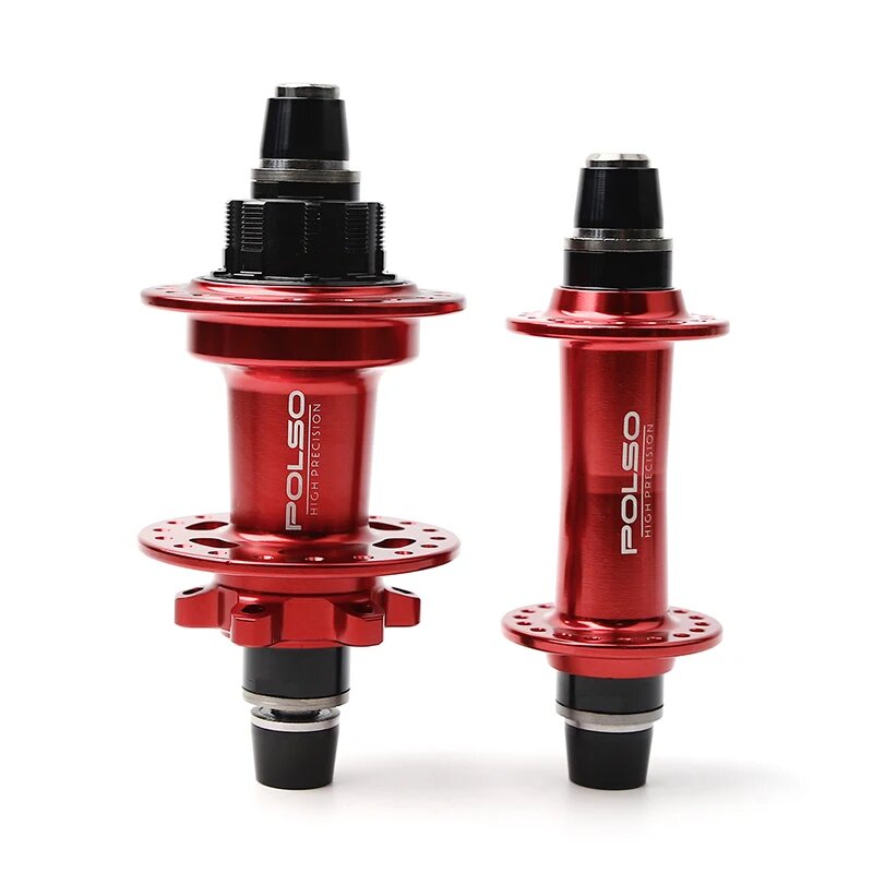 POLSO BH017 BMX Racing Hub 36H односкоростная втулка для BMX черного цвета Красный, A pair red hub