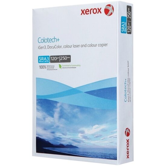 Бумага Xerox для цветной лазерной печати SRA3, 120 г/м2, 250 л, COLOTECH+, Австрия, 161% CIE, 003R95840