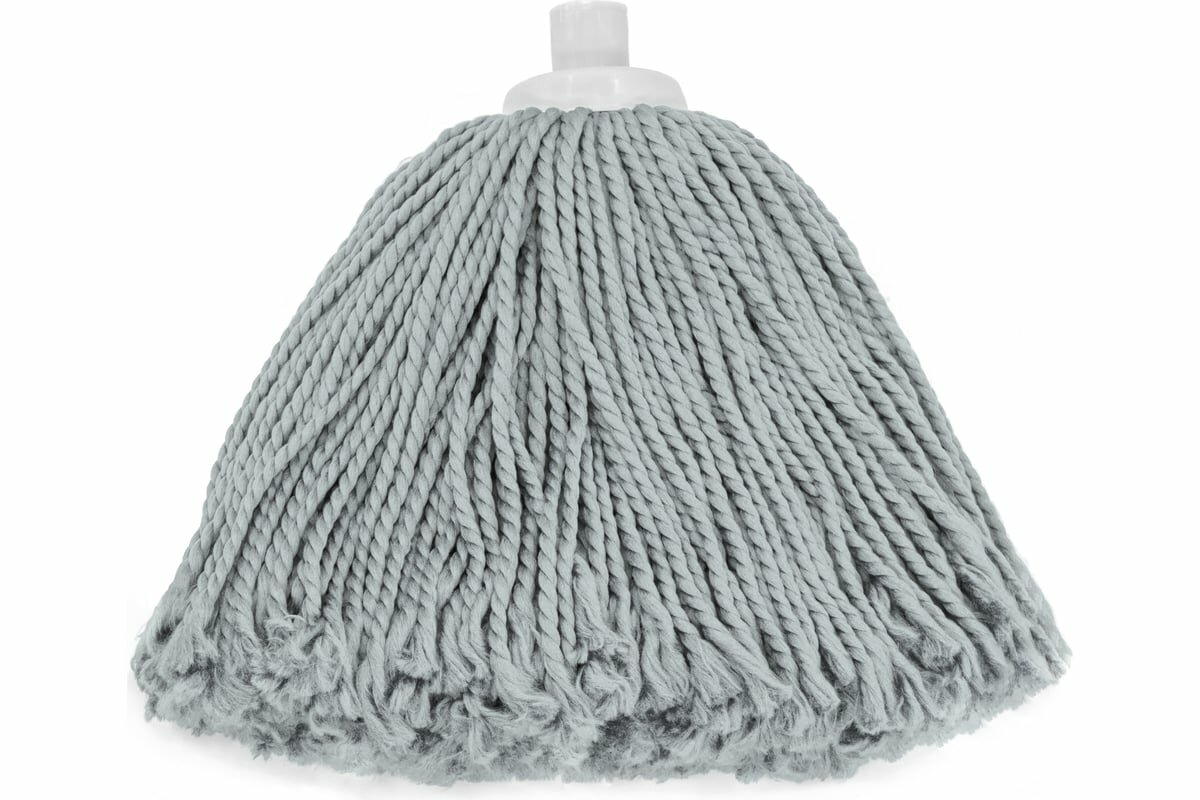 Алабама RK1554 Веревочный МОП A-VM 150 г, микрофибра, серый, резьбовой для влажной уборки