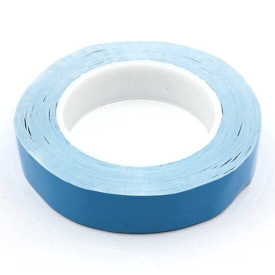 Синий двусторонний термоскотч VB Parts 25 мм, 50 м