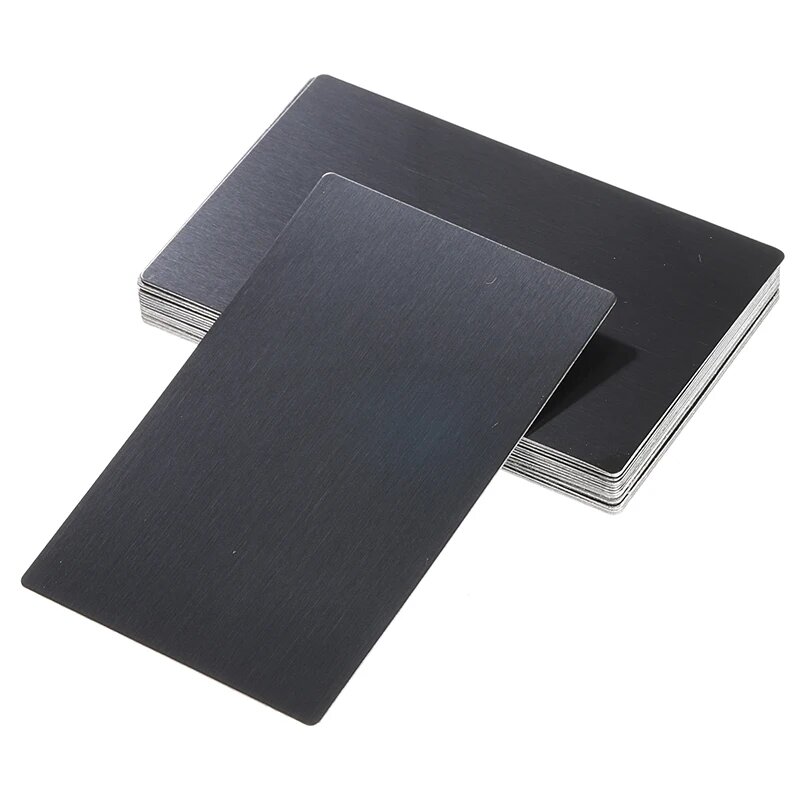 Металлические визитные карточки Blank Metal Cards 80x50x1mm