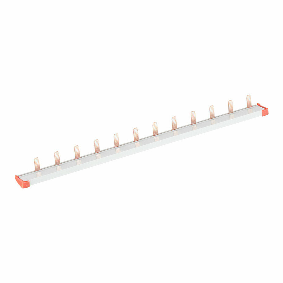 Шина соединительная однорядная тип PIN 63 А на 12 модулей 0,2 м