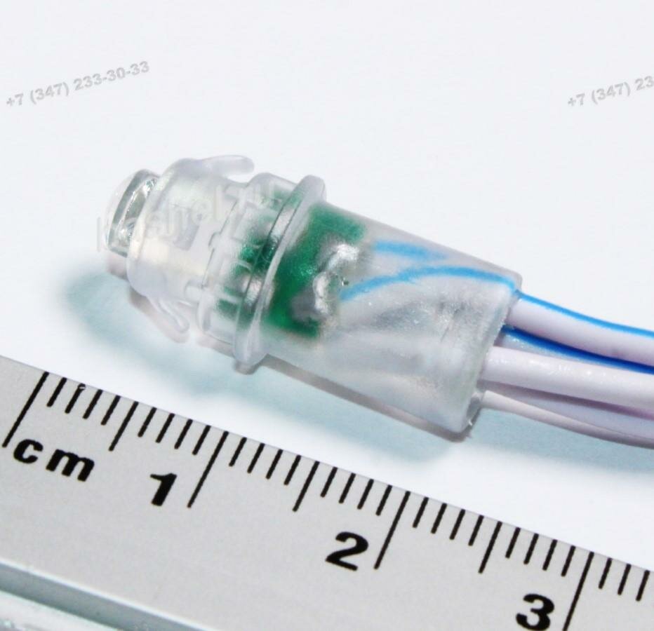 D-9mm ELF-D9-12V 0.1W Blue (группового контроля), Пиксель светодиодный синий, ELF