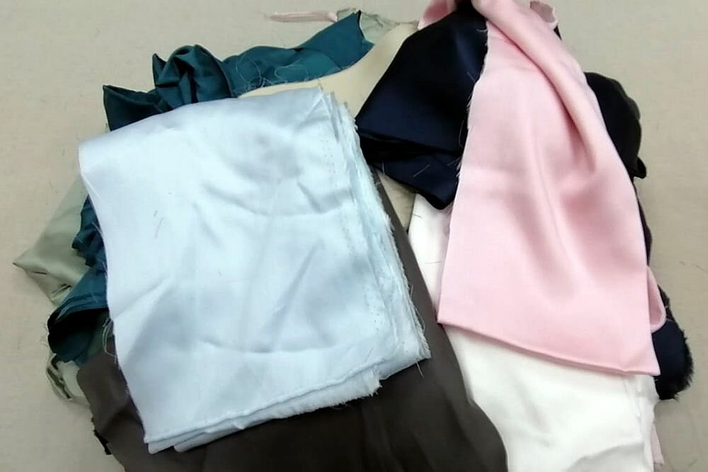 Ветошь - однотонная, разных цветов - (тенсель-100% эвкалипт) 10 КГ