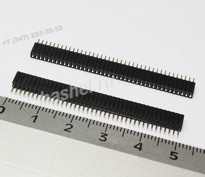 Разъем штыревой PBS-1x40 (1,27), CONNFLY