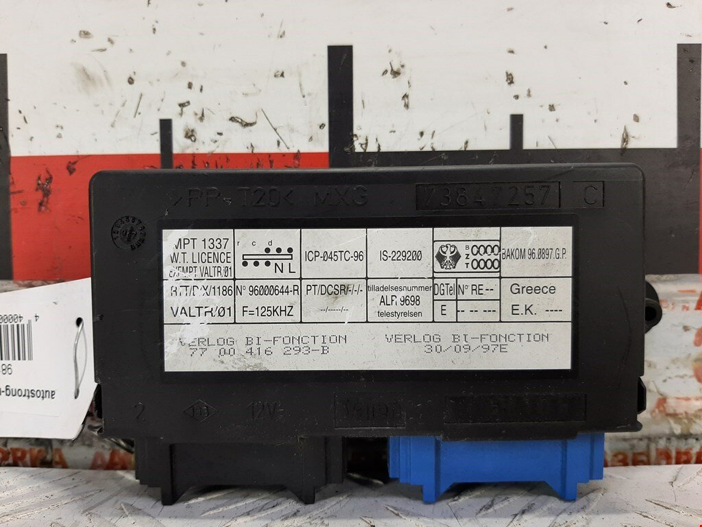 Блок комфорта Renault Laguna 1 7700416293 арт. 981231