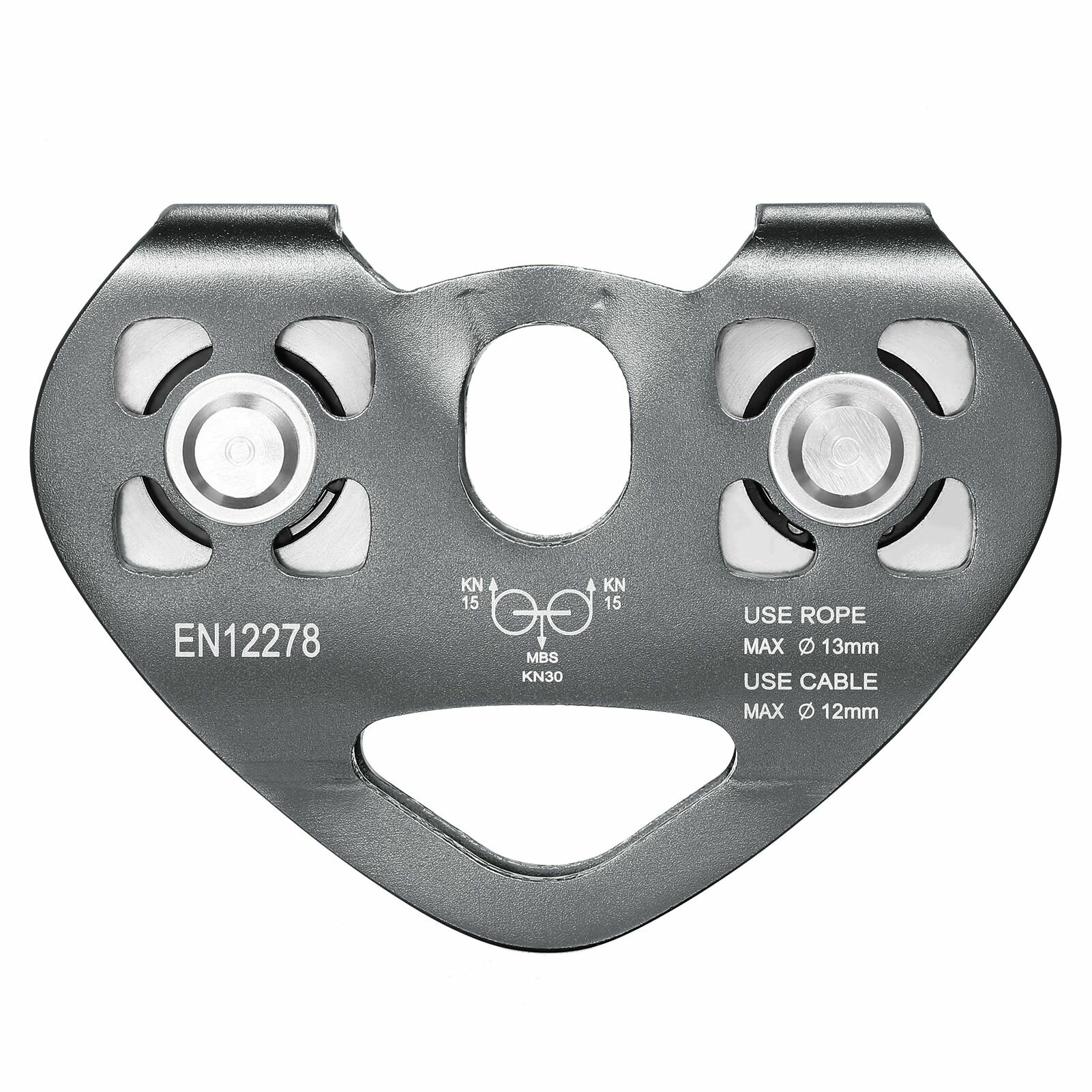 Зажимы, блок-ролики для альпинизма, Lixada, Двухосный