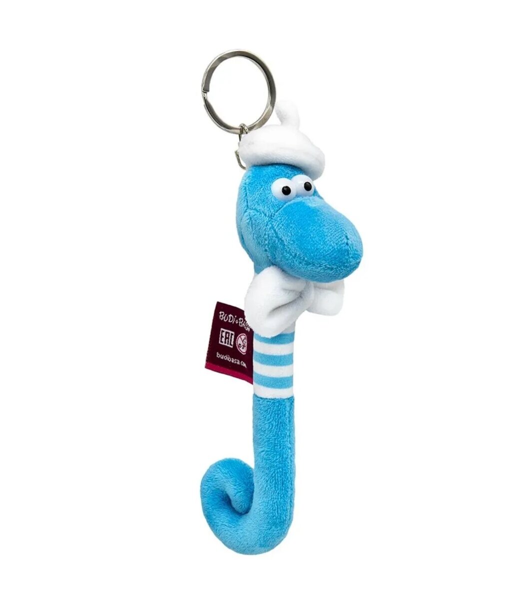 Мягкая игрушка BudiBasa souvenirs "Змей Ру" Basik&Co, брелок, искусственный мех, 17см