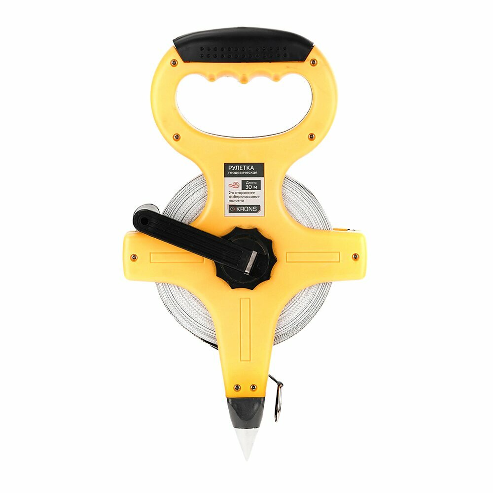 Рулетка геодезическая KRONS фиберглассовое 2 стороннее полотно 30 м