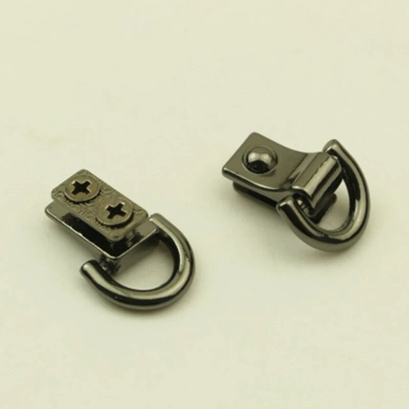 Металлические пряжки для сумки 2 шт. Gun black