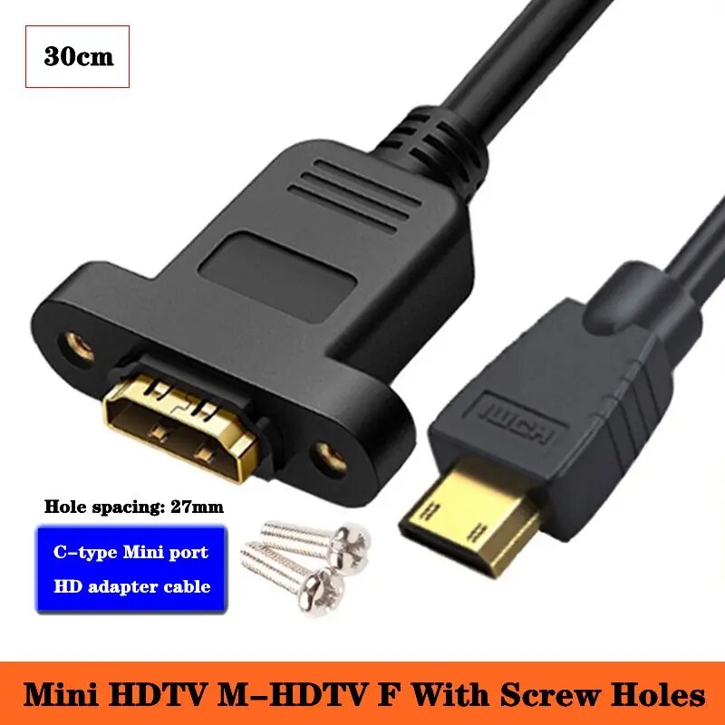 AXONUS HDMI кабель-переходник Micro/Mini HDMI female to HDMI male