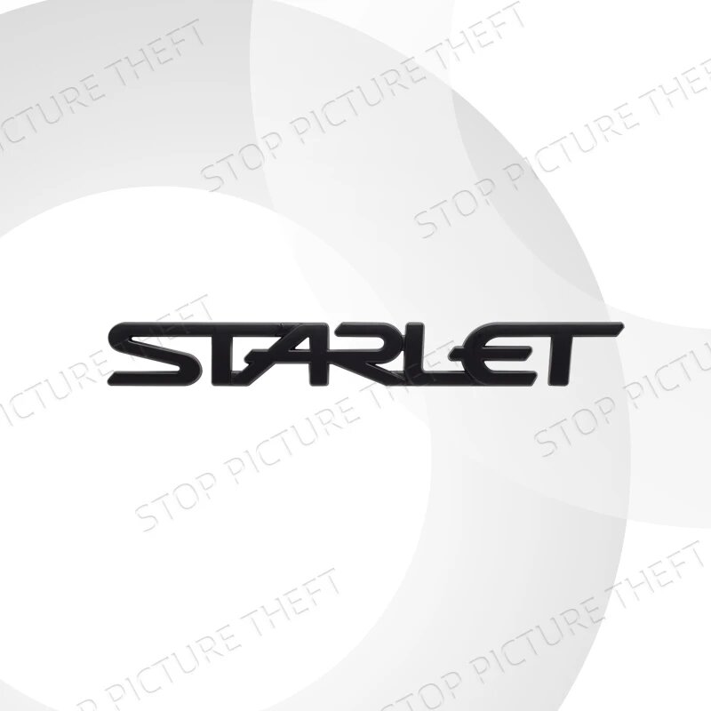 Металлический сплав для Starlet Glanza EP91 P7 P8 P9, логотип, наклейка на крыло багажника автомобиля, украшение, эмблема, значок, аксессуары STARLET