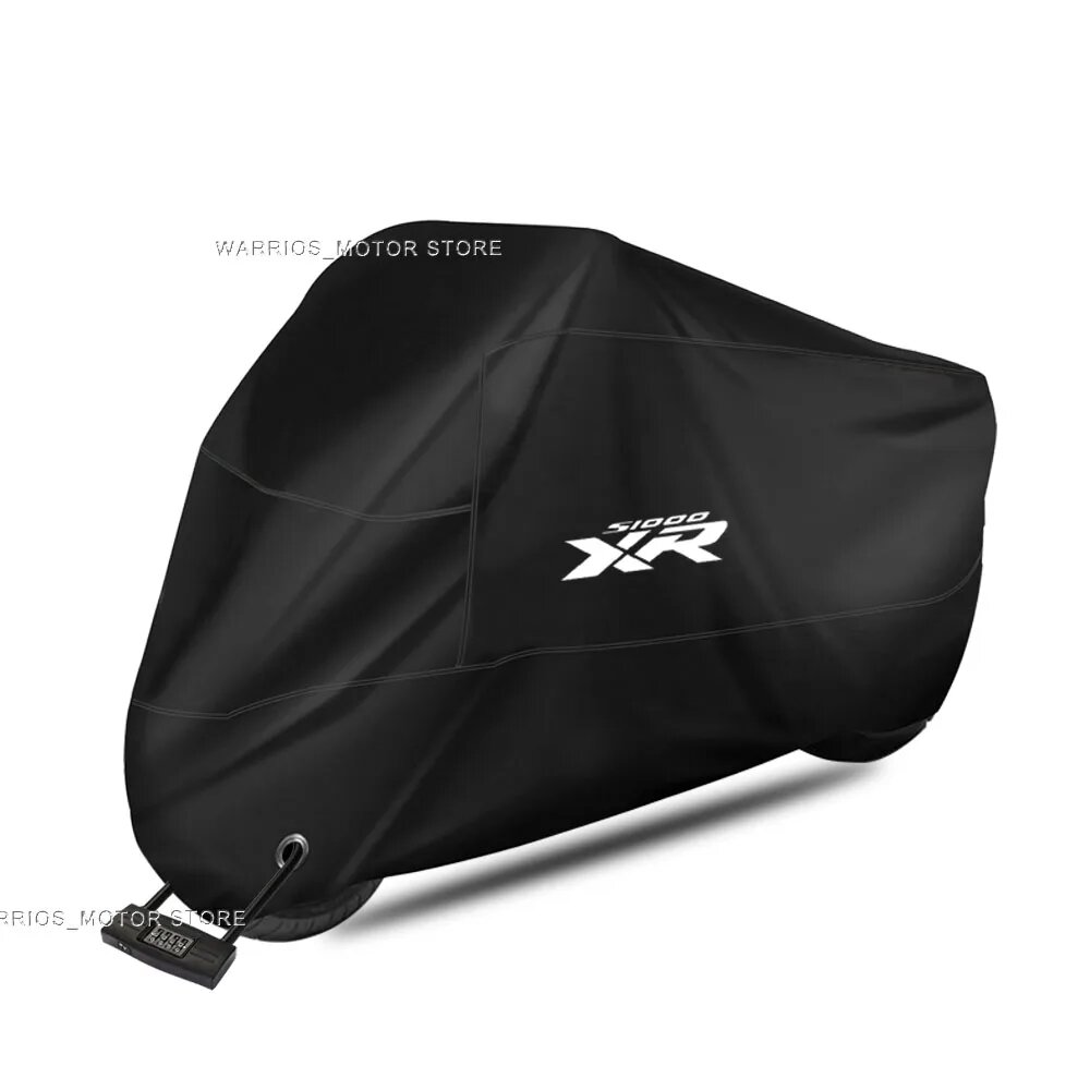 Для S1000XR S1000 XR S1000 XR чехол для мотоцикла, защита от ультрафиолета, пылезащитный, снегозащитный, водонепроницаемый чехол для мотоцикла Черный, 4XL for 250cm, черный