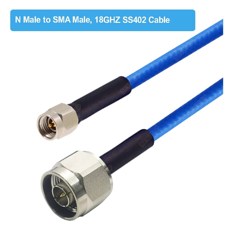 BEVOTOP BT1008-SS402 RF кабель SMA-SMA 20/30/50см 50CM, N Male to SMA Male