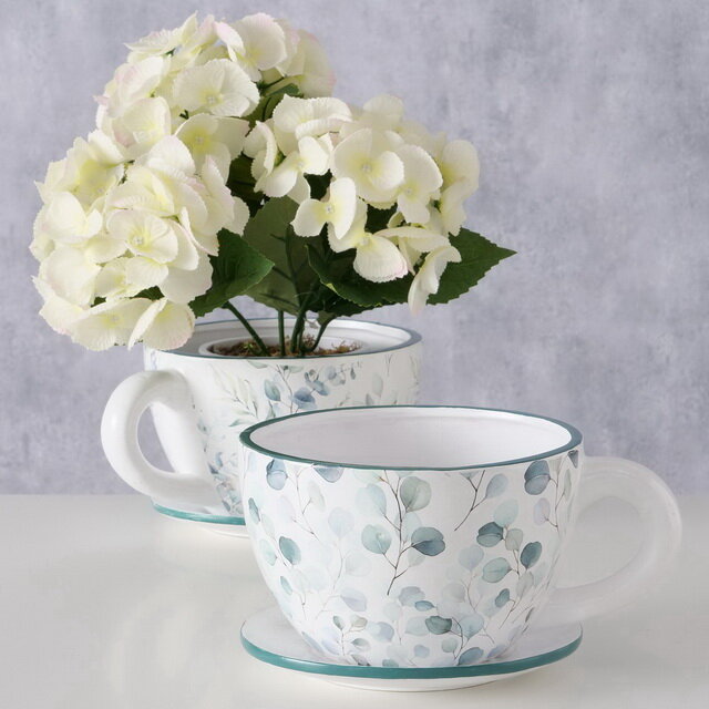 Керамическое кашпо Чашка Лаймена 22*17 см, Boltze, 2031814-2