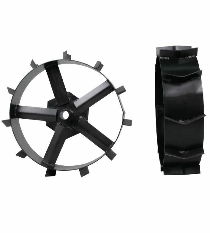 Грунтозацепы вал 30 мм, 445/120 мм для мотоблока Нева, Ока, Каскад, FORZA, Луч (втулка 85 мм. сплошной обод) / 01.01.16.29