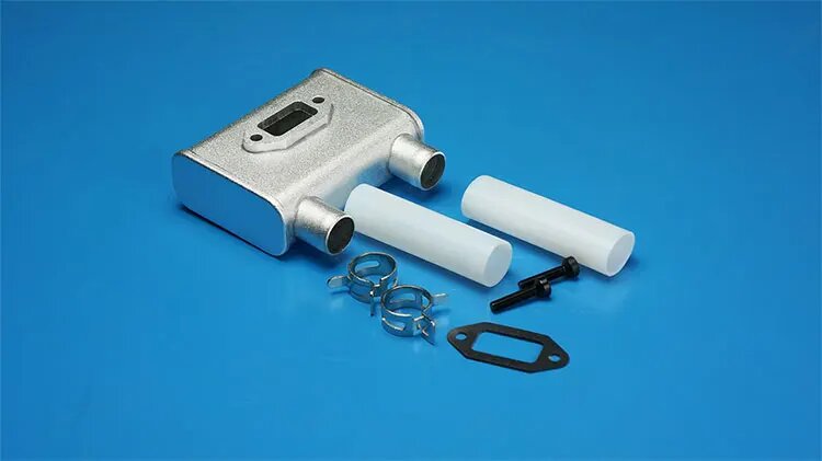 Оригинальная труба глушителя DLE для газового двигателя DLE55RA