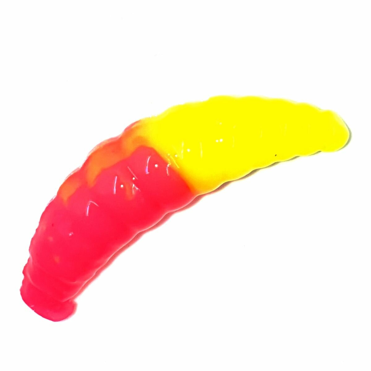 Силиконовые приманки на форель Cool Place Maggot тонущие 1.6, малиновый / шартрез, сыр / Форелевые приманки Кул Плэйс