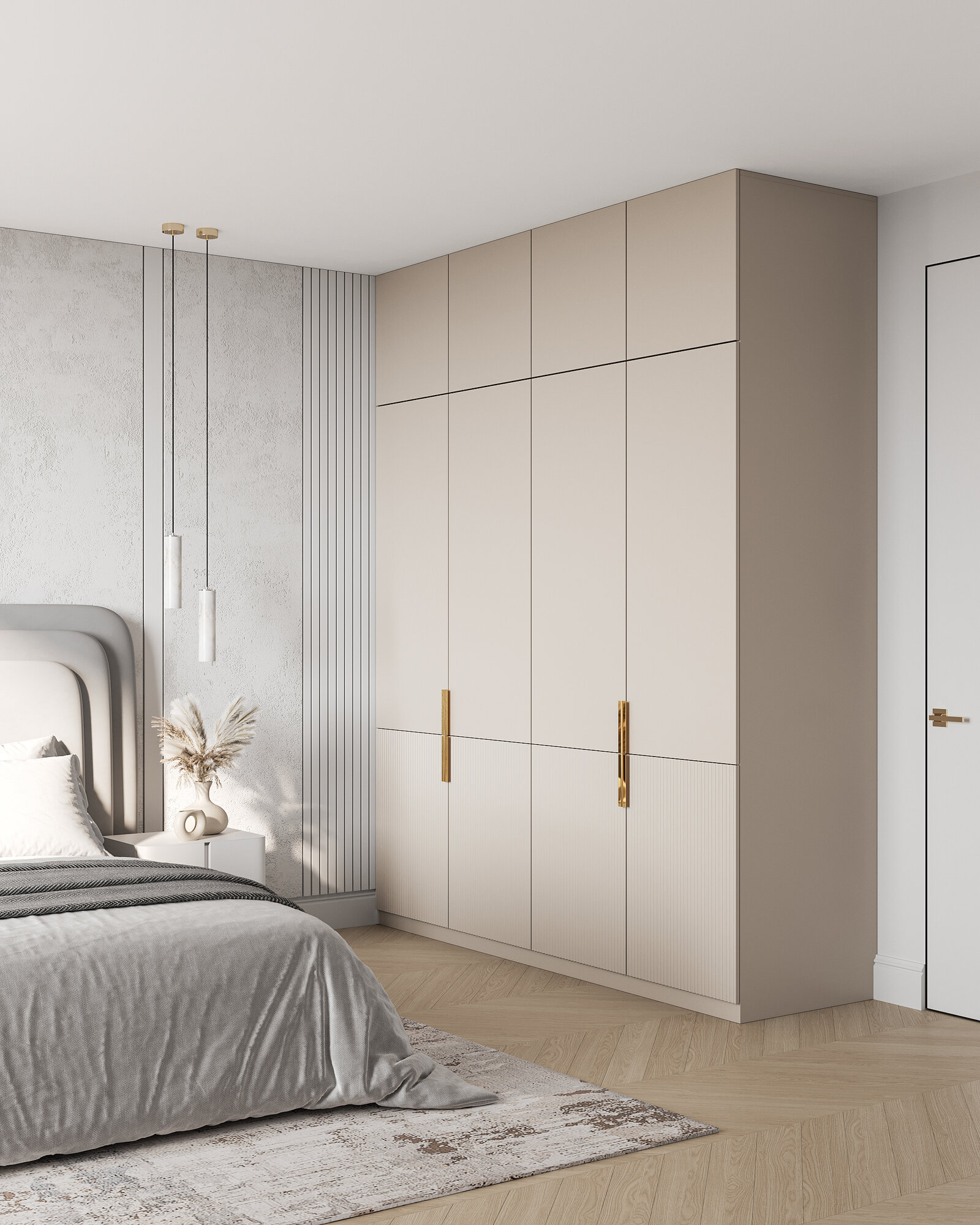 Шкаф в спальню Николь W4