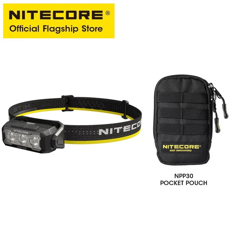 NITECORE HA15 UHE AA налобный фонарь 400 люмен With NPP30