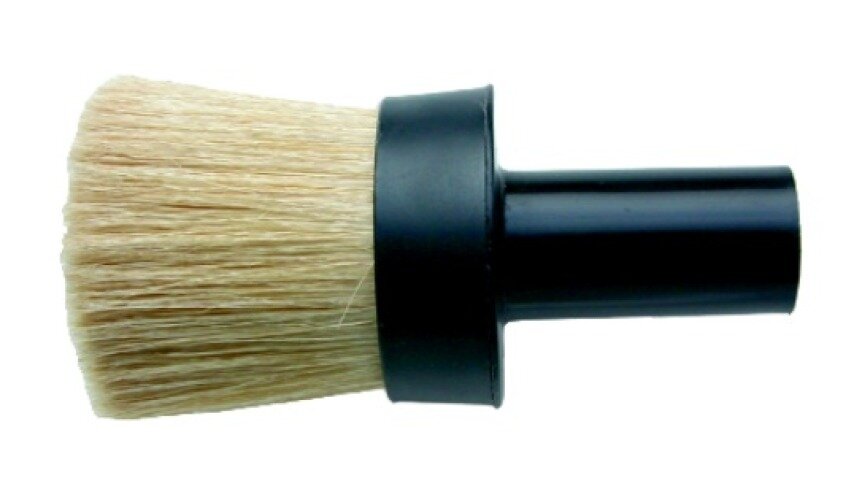 Кисть малярная маховая с натуральной щетиной, круглая, 70х60мм / малярные и отделочные инструменты