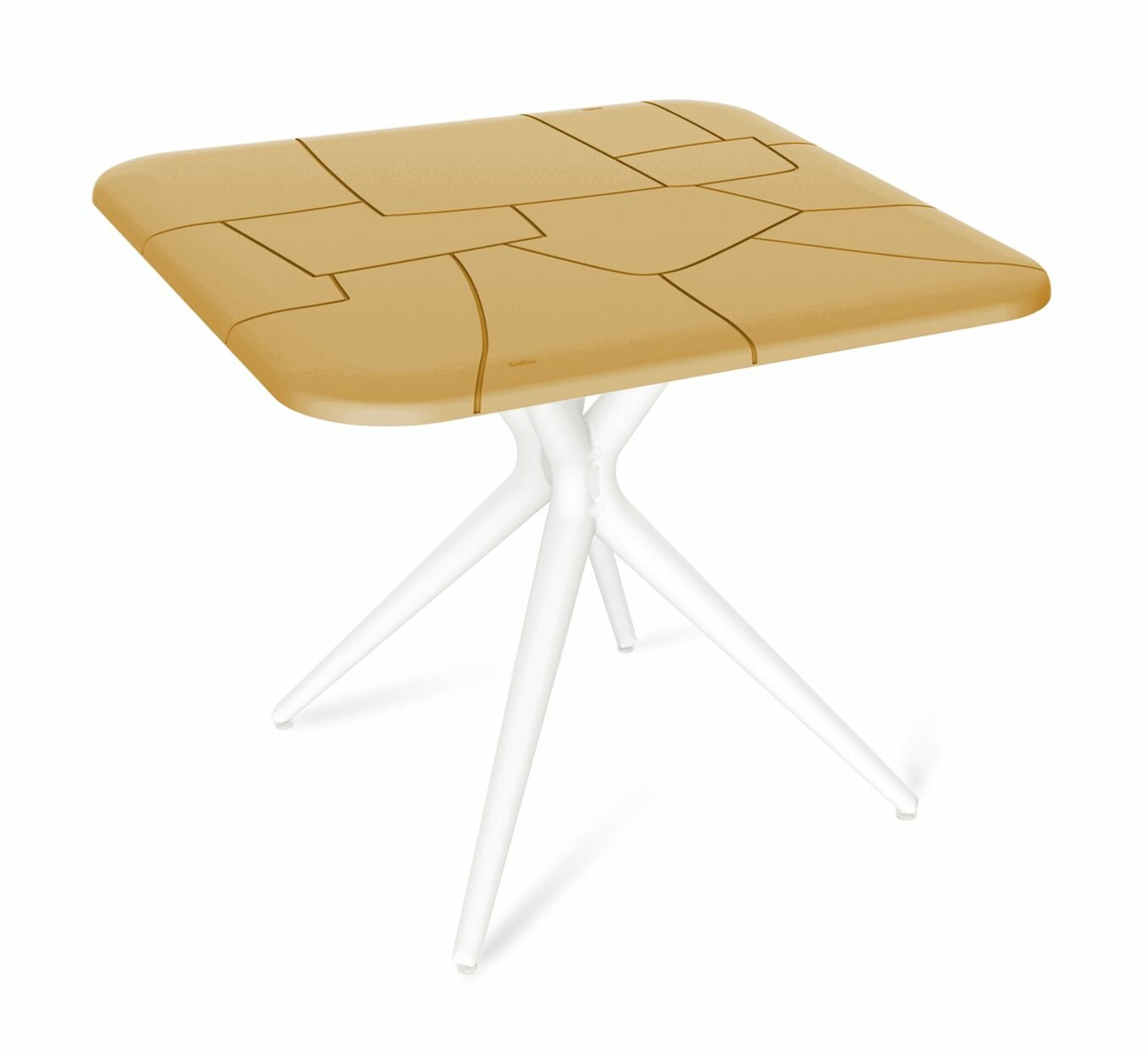 Стол Sheffilton SHT-TU30/TT30 83/83 белый/бук Размеры: Высота 760мм Глубина 835мм Ширина 835мм