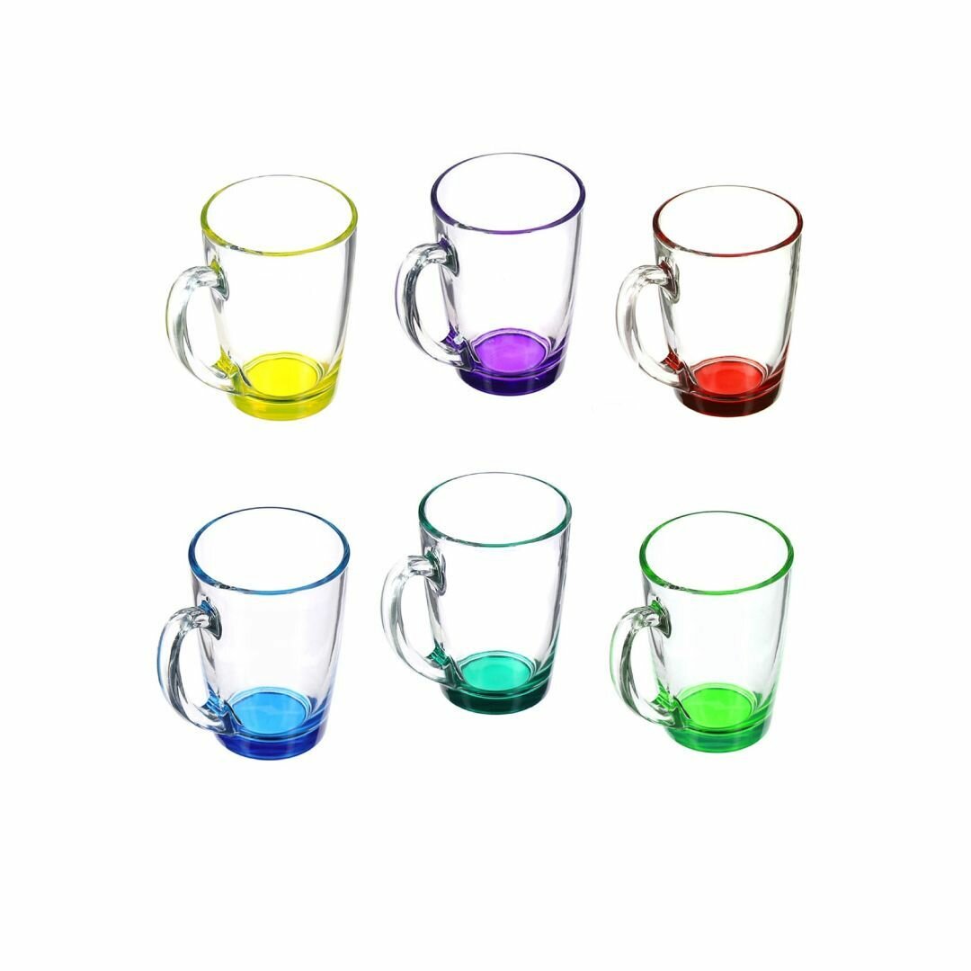 Кружка OSZ капучино Набор 2 кружки 300мл стекло Посуда для чая кофе Подарок