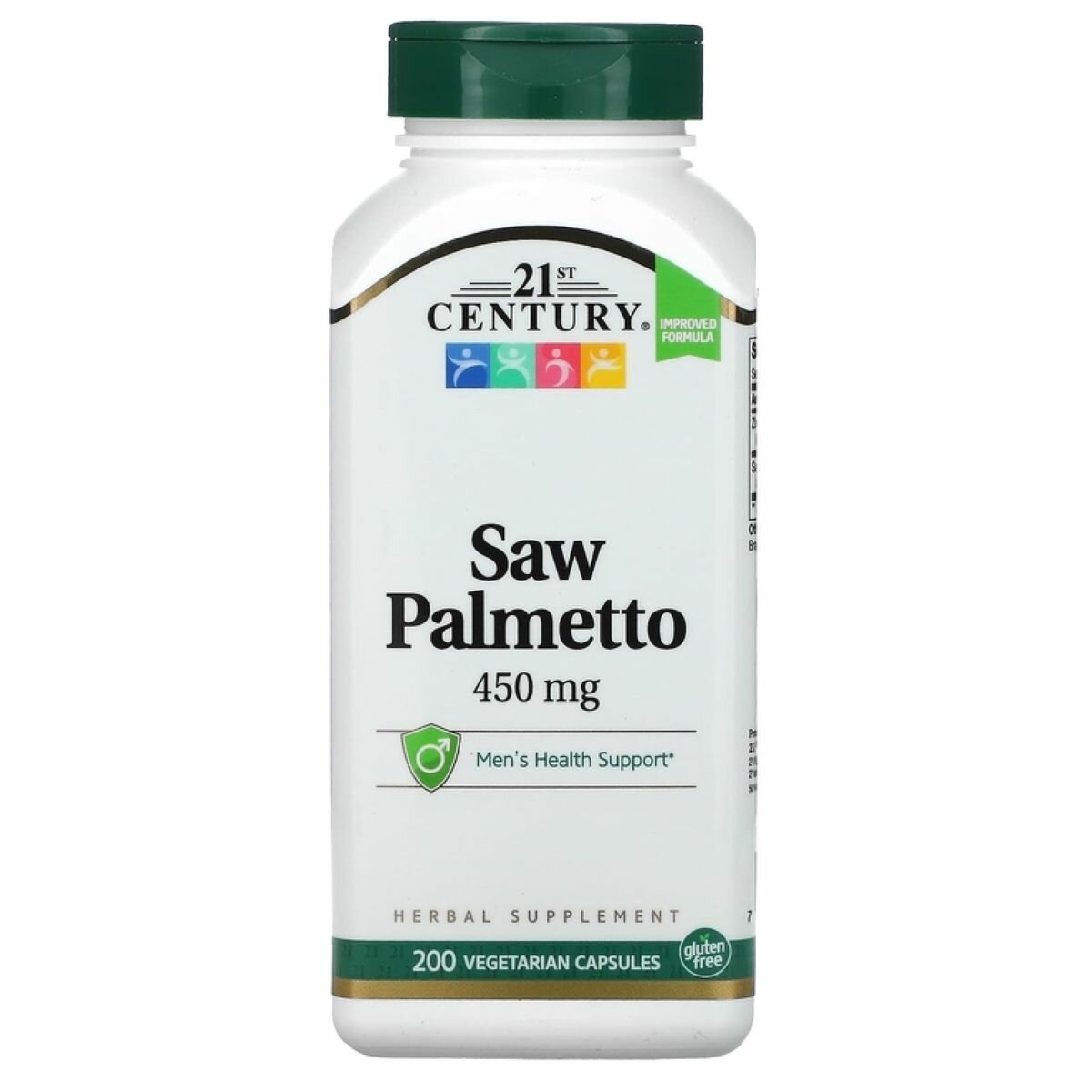 Сереноя, 21st Century Saw Palmetto 450 mg 200 капсул