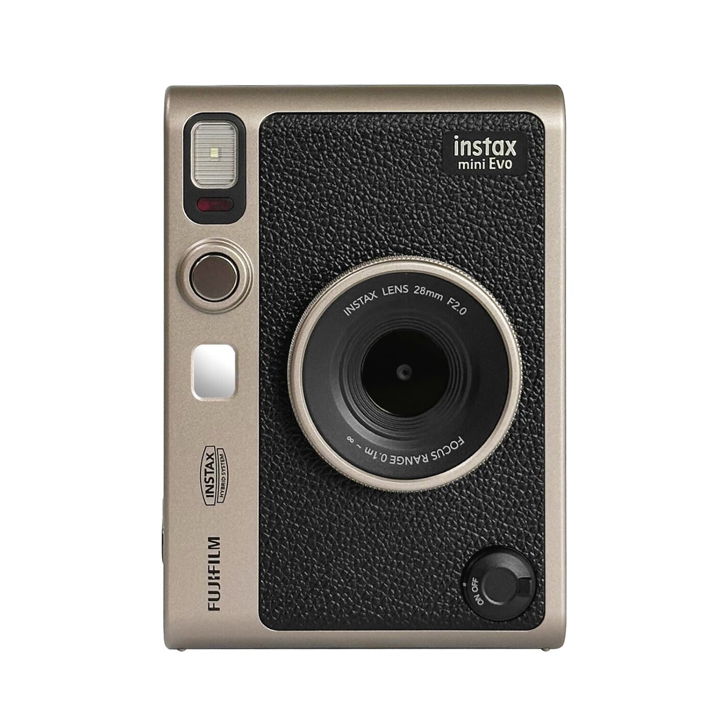 Фотоаппарат Fujifilm Instax mini Evo Polaroid, ретро-камера, Титан золотой и черный