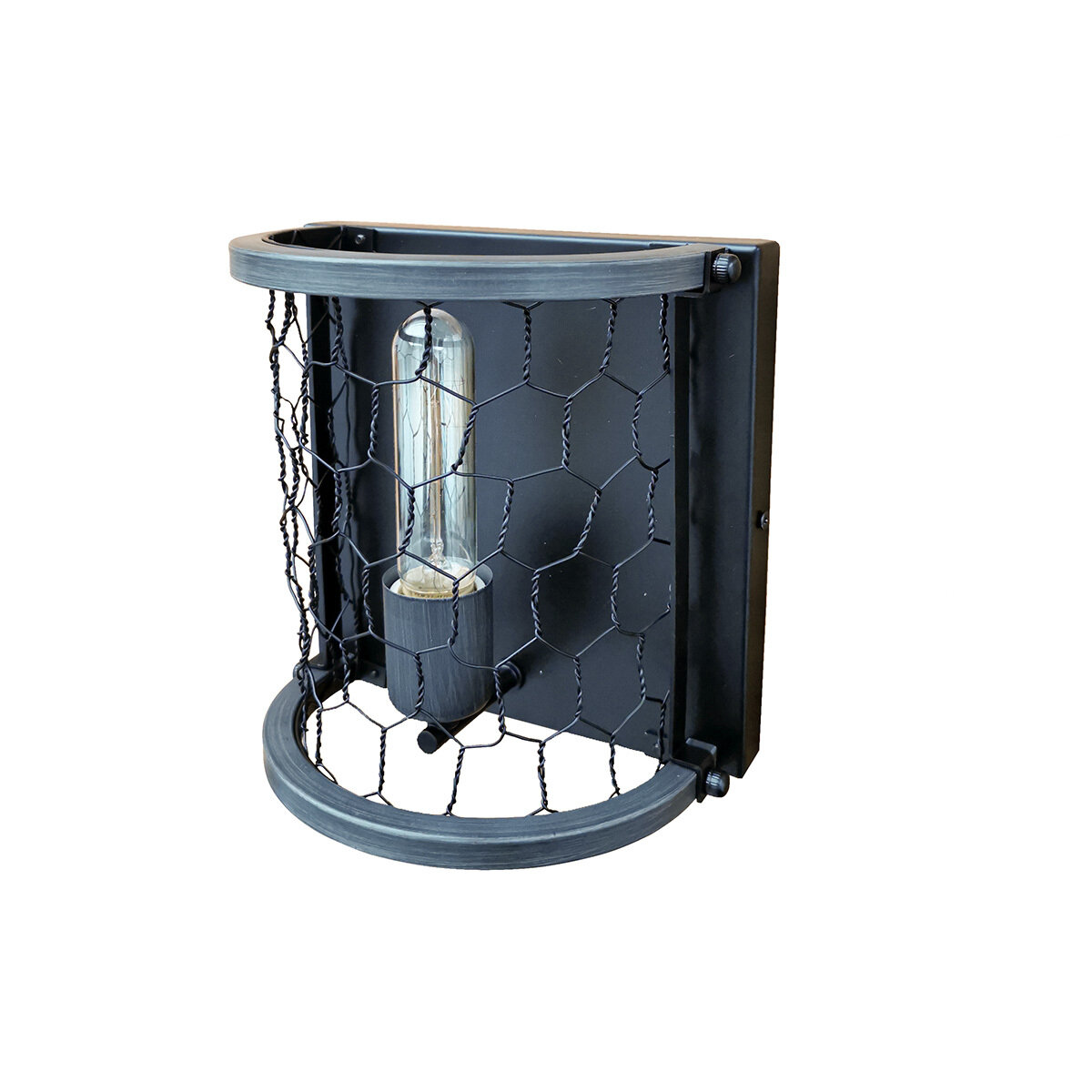 Бра настенный светильник в стиле Лофт Е27 60Вт SY9578 черный Blesslight