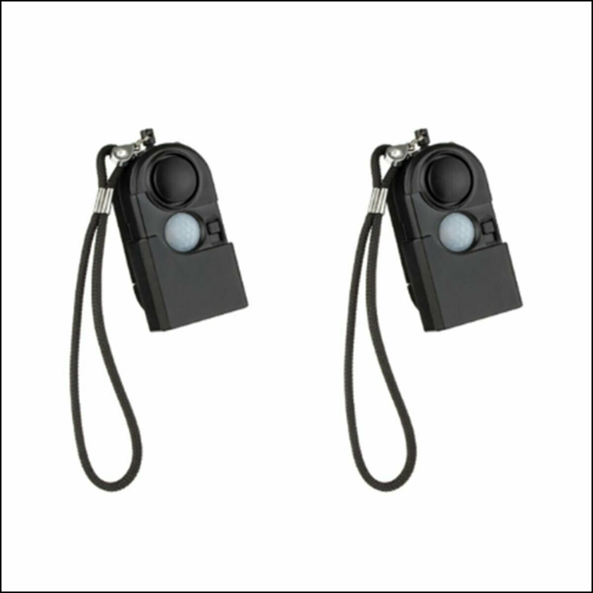 (O055)2 шт. портативный мини инфракрасный датчик движения для кемпинга, датчик движения, сигнализация, 120 дБ, беспроводная домашняя безопасность, защита от кражи