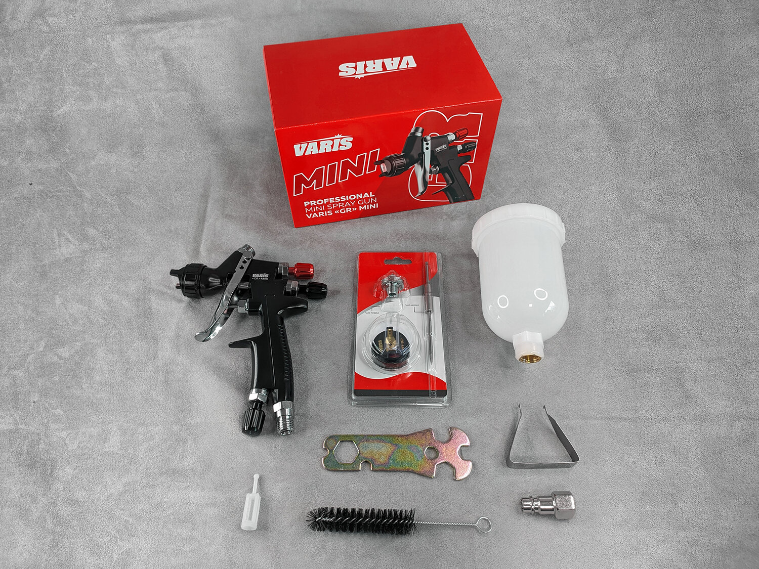 Краскопульт пневматический (покрасочный пистолет) Varis GR mini 1.0/0.8