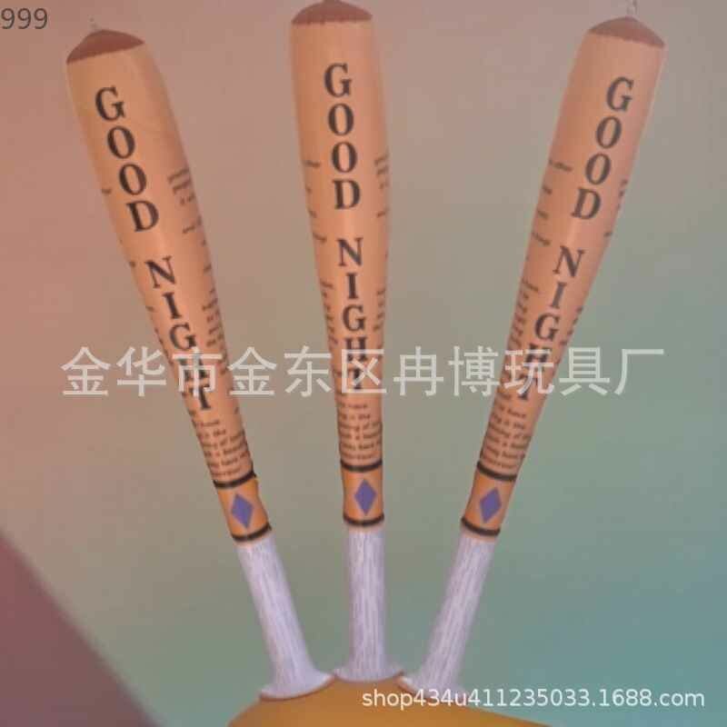 Веселые и интерактивные надувные атрибуты для детских фестивалей Надувная бейсбольная бита "Good Night", Харли Квинн.