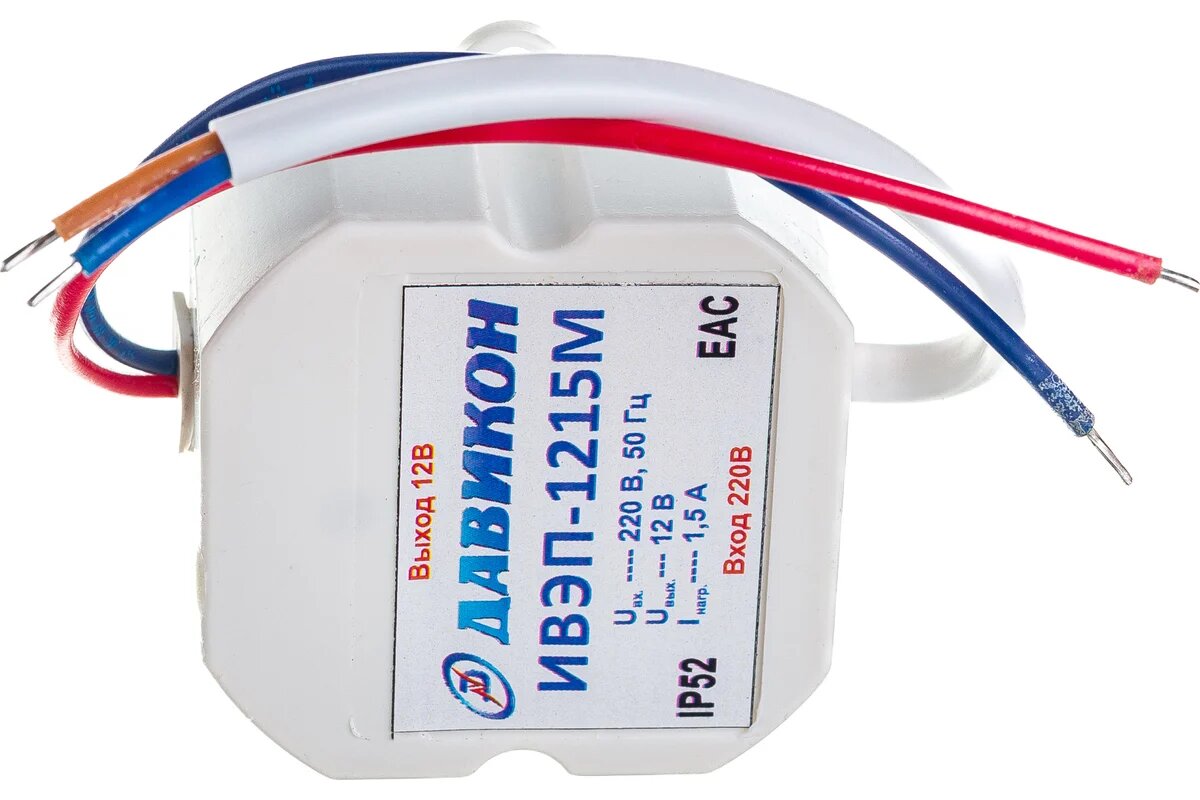 ИВЭП-1215M Давикон Источник стабилизированного питания, 12 В, 1.5 А