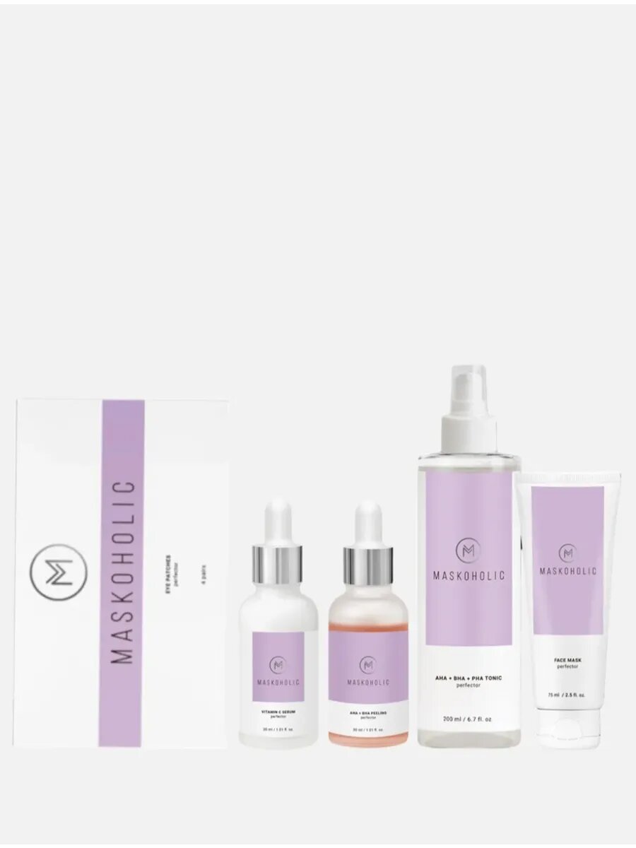 Набор для ухода за кожей лица MASKOHOLIC for the perfect tone, Адвент