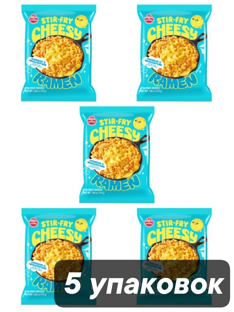 Лапша Отоки Cheddar Mascarpone Cheese Ramen 110 г x 5 шт